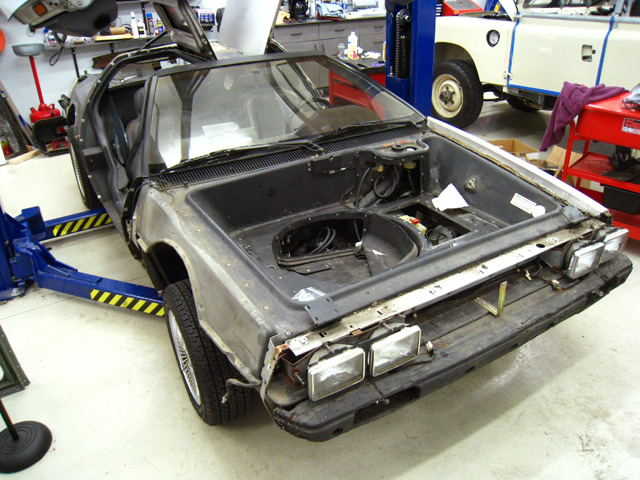 DeLorean Restoration | Removing stainless steel panels